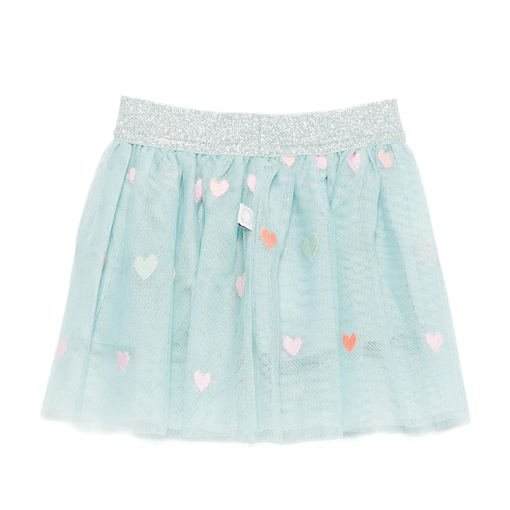 Stella McCartney Kids Tulle Hearts Embroidered Skirt – Kids21