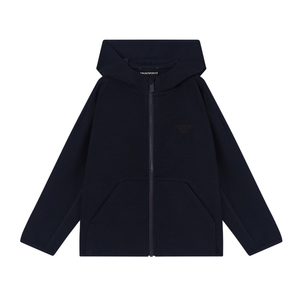 Emporio Armani Junior Hooded Sweatjacket – Kids21